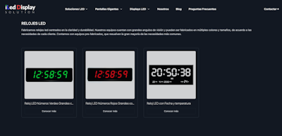 Relojes LED| iLed México