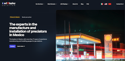 LED Beacons for Gas Stations | iLED Mexico